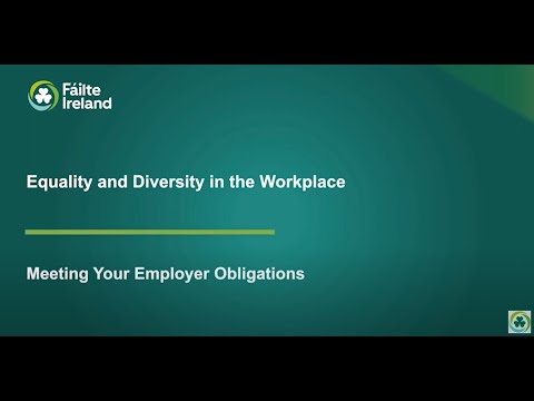 Equality and Diversity in the Workplace