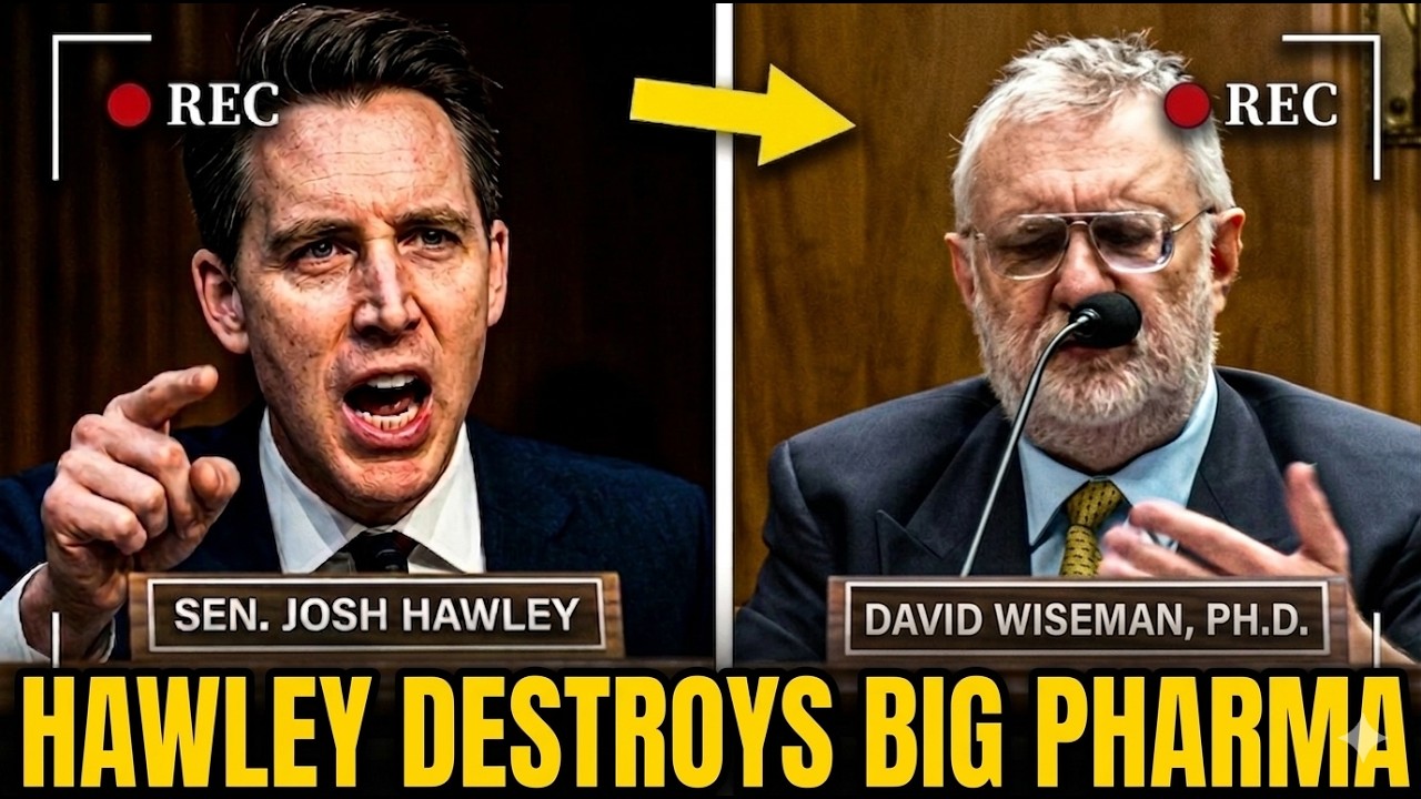 Josh Hawley SHREDS Big Pharma: 