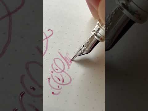 Shanaya - name handwriting with fountain pen #calligraphy #signature #satisfying #lettering