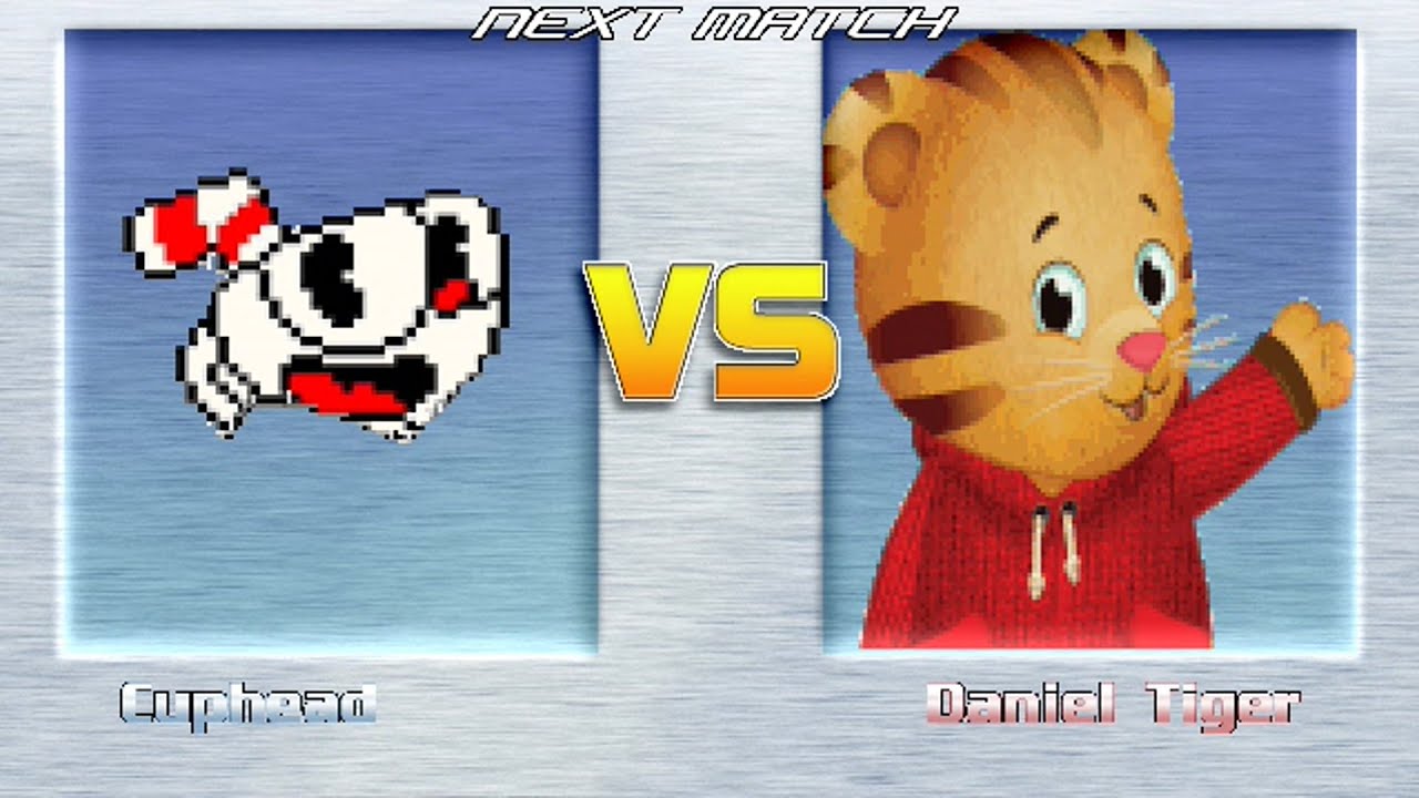 M.U.G.E.N BATTLES | Cuphead vs Daniel Tiger | Cuphead vs Daniel Tiger's Neighborhood