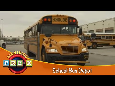 School Bus Depot | Virtual Field Trip | KidVision Pre-K