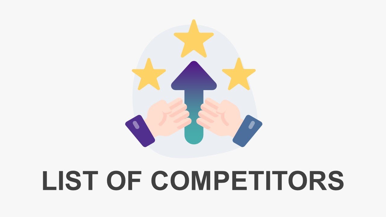List of Competitors Animated PowerPoint Template