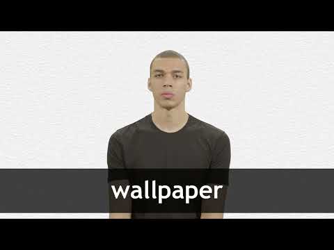 How to pronounce WALLPAPER in American English