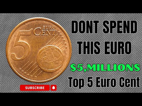 Retire if You Find This Top 5 Euro Cent Coins In World History -Euro worth money,,