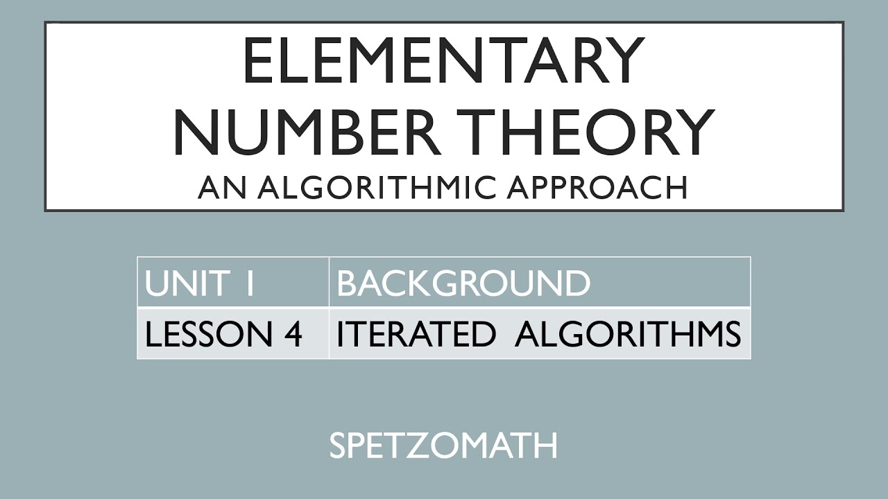 01-04: Iterative Algorithms