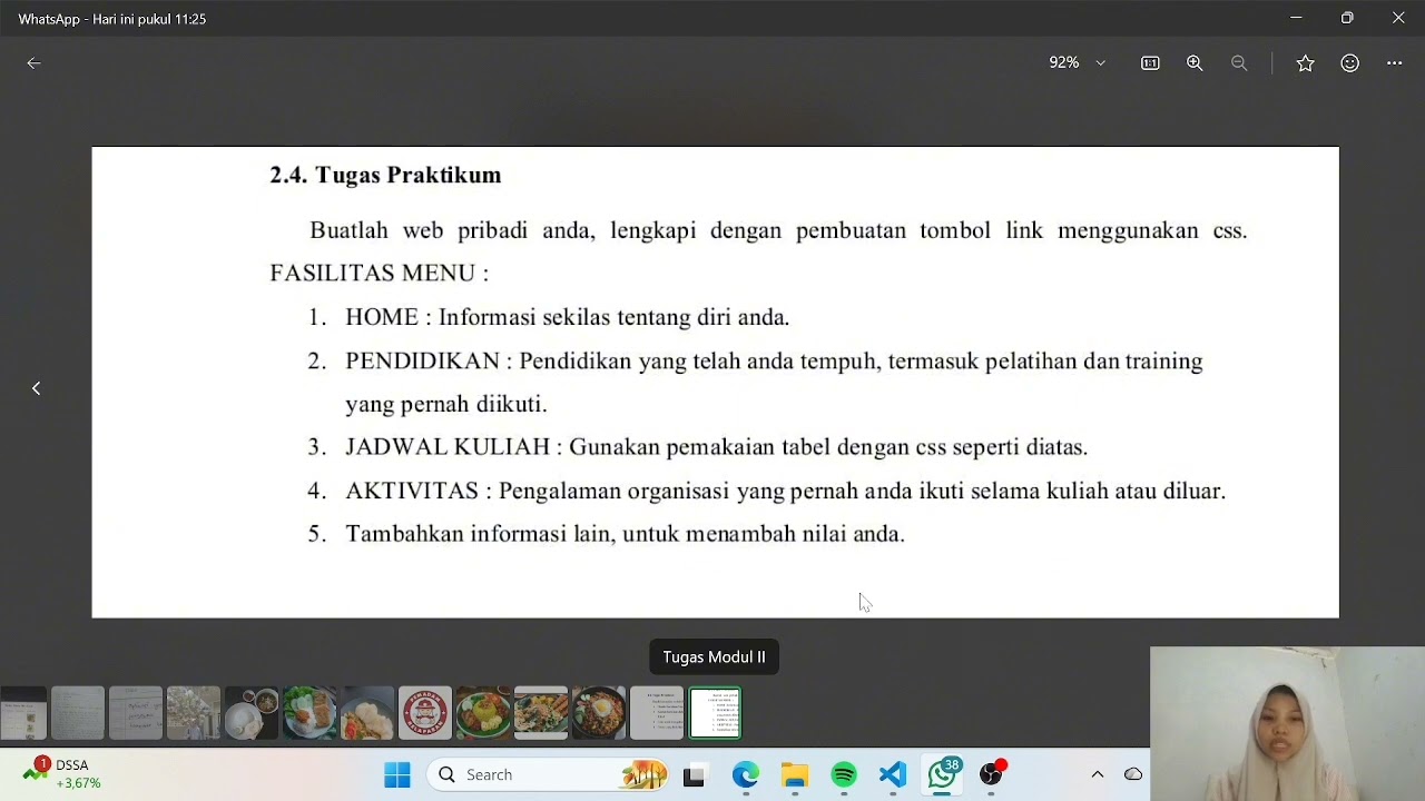 Demo WEB Programming Modul 1 dan Modul 2