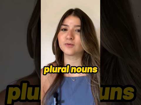 👉🏼Mastering English plurals: it's not just adding an "S"!Discover the keys now!🚀