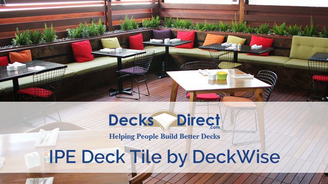 IPE Deck Tile by DeckWise