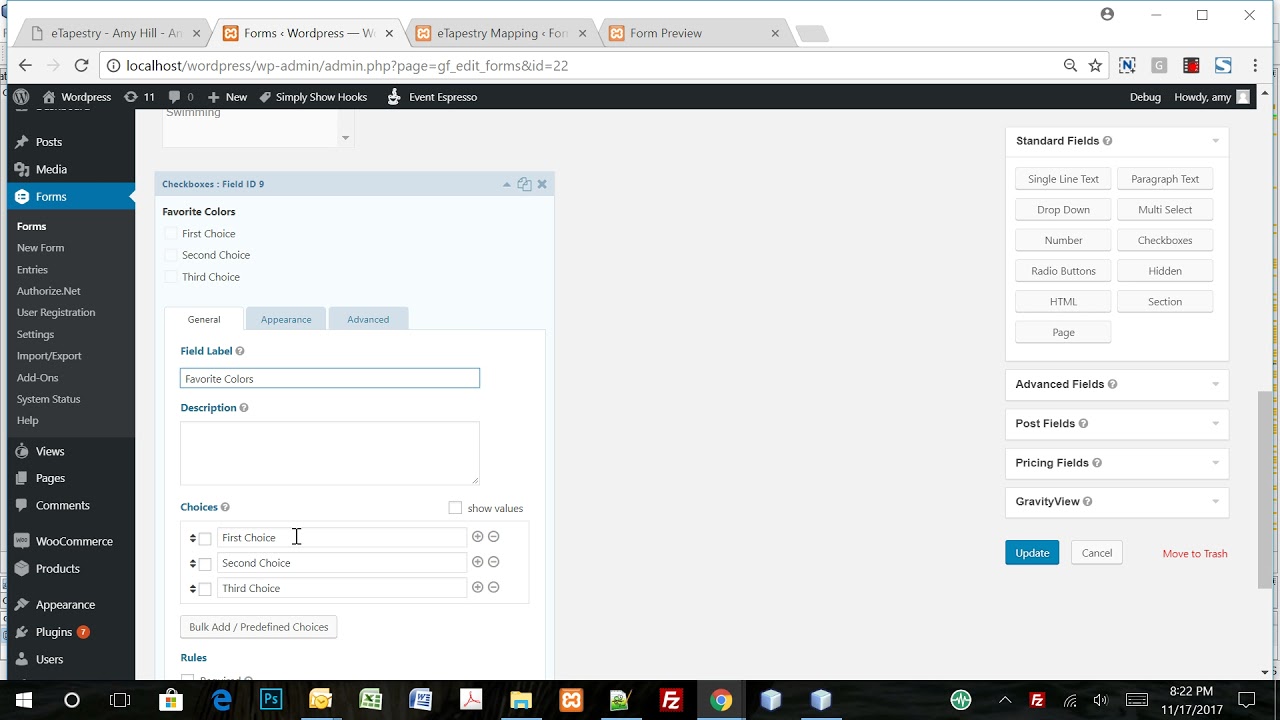 Mapping Multiselect Fields