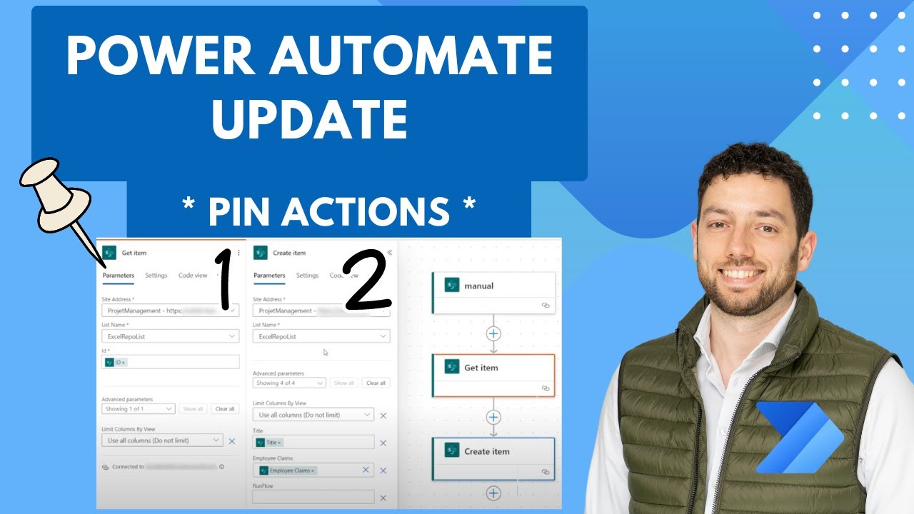 Power Automate Update: Introducing Pin Actions