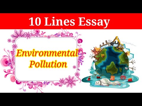 10 lines on Environmental Pollution in english | essay on environmental pollution