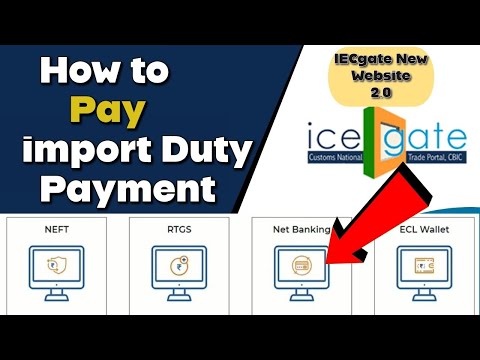 How to Pay Custom Duty Online I How to Pay Import Custom Duty I iecgate payment with New website 2.0