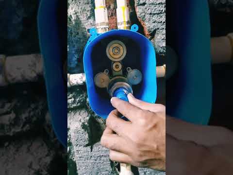 35500000 Grohe thermostat Rapido T installation in bathroom
