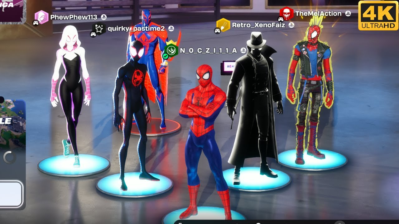 Spider Verse Six Stack - Fortnite Blitz Royale (4K 60FPS)