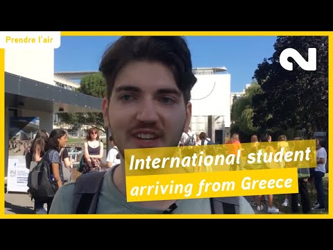 Rennes 2 international student arriving from Greece