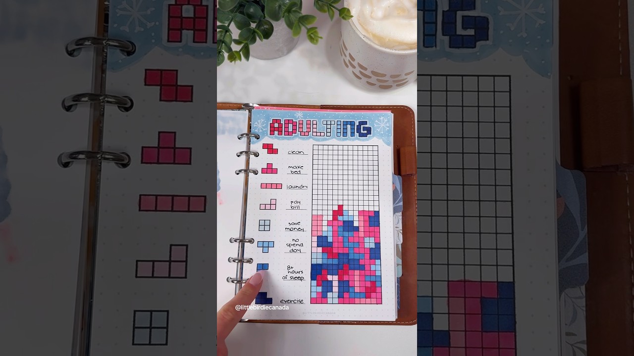 January 18th: come bullet journal with me 🥰📚 #bulletjournal #bulletjournalsetup #2025 #bujo