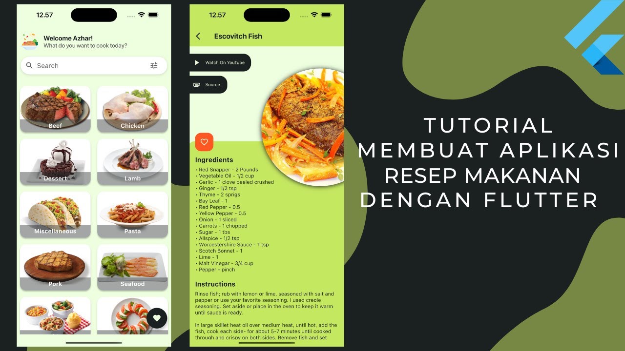Tutorial Membuat Aplikasi Resep Makanan dengan Flutter