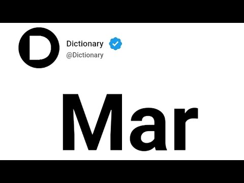 Mar Meaning In English
