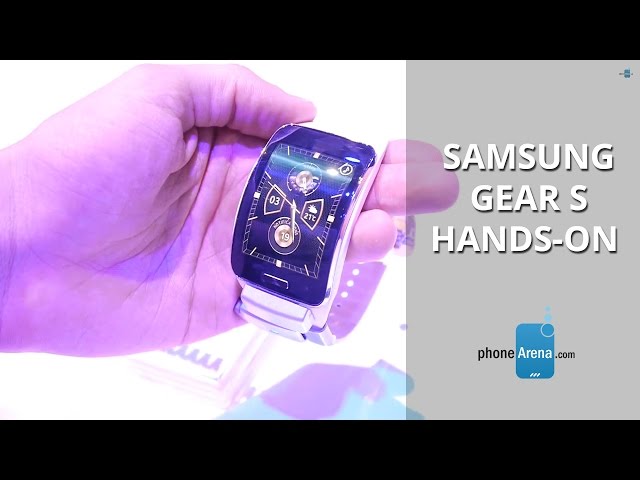 Samsung Gear S smart-watch hands-on - PhoneArena