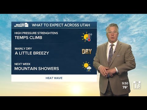 Possible showers for the mountains, heat wave on the way! - Wednesday, June 25