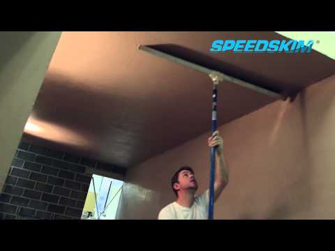 Plastering a Ceiling With Speedskim®