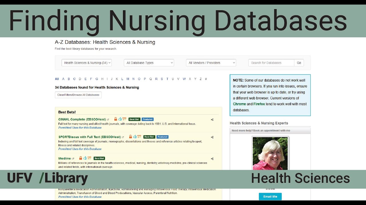 Find Nursing Databases