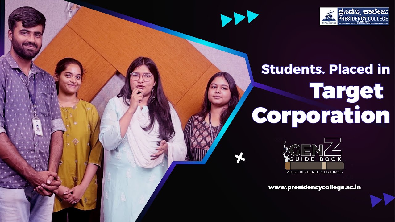 Congratulations to Our Target Placements! 🌟 | Join Presidency College for Your Success Story