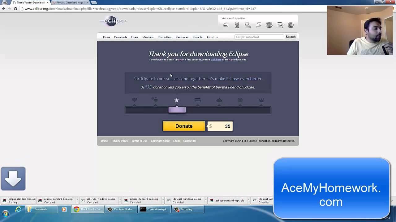 Java Beginner's Tutorial - Part 1 - Installing SDK, Eclipse & Writing a Simple Program
