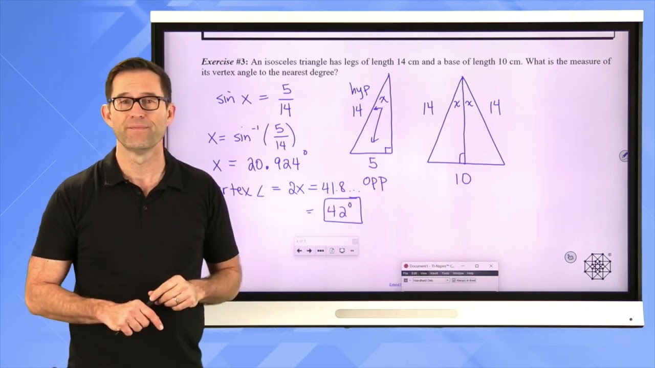 N-Gen Math Geometry.Unit 8.Lesson 5.Applying Right Triangle Trigonometry