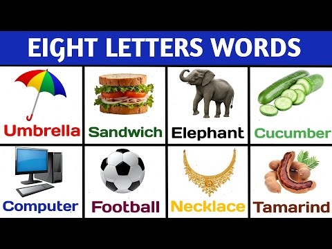 Eight Letters Words | 8 Letter Words in English | 20 Eight Letters Words