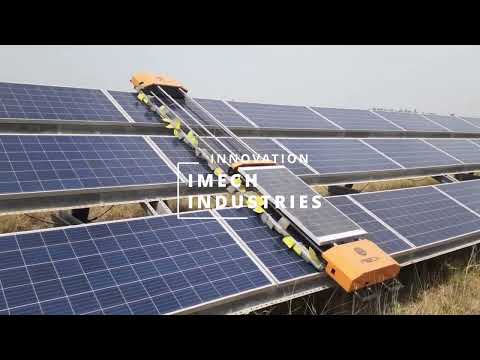 Solar Panel Cleaning Robot - Automatic Solar Panel Cleaning Robot ...
