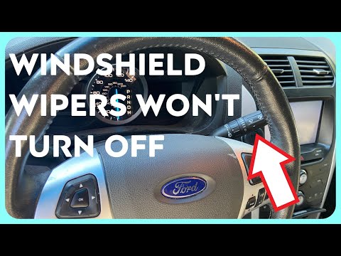 EASY Fix for Ford Windshield Wipers that won't Turn OFF