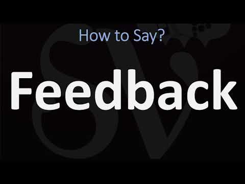 How to Pronounce Feedback? (CORRECTLY)