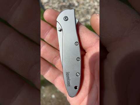 Kershaw Leek Made in the USA. Ken Onion Design. 14C28N Blade and Steel Scales #edc #edcknife #blade
