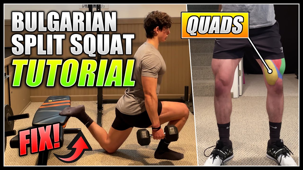 How to do the BULGARIAN SPLIT SQUAT! | 2 Minute Tutorial