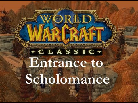 Entrance to Scholomance (WoW classic)