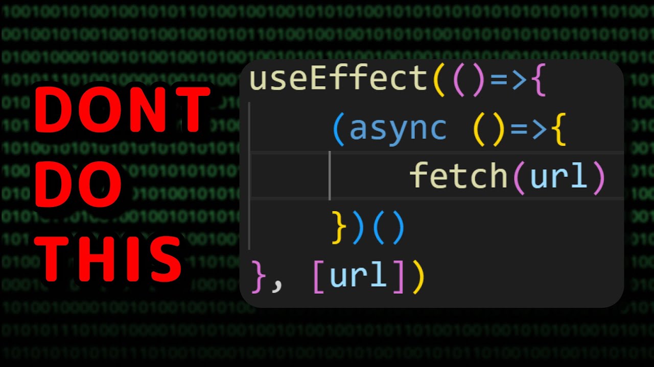 You're Doing Data Fetching Wrong In React #shorts