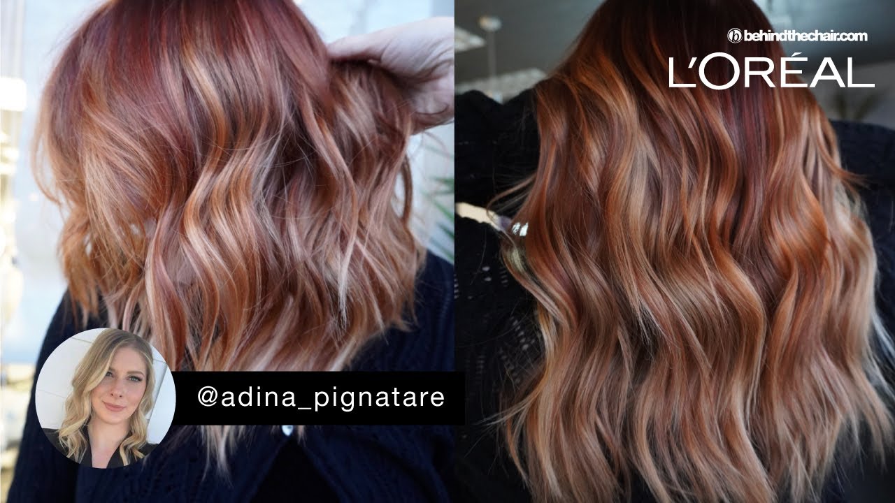 Dimensional Copper Balayage Tutorial