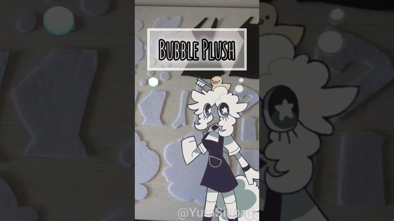 Como hacer una muñeca de Bubble (Fundamental Paper Education) con fieltro #fpe #basicsinbehavior