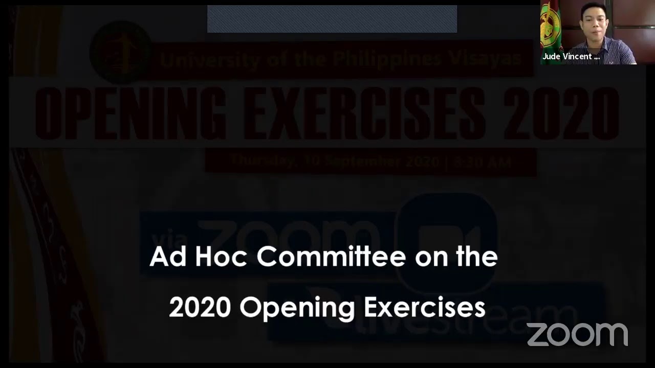 2020 UPV Opening Exercises