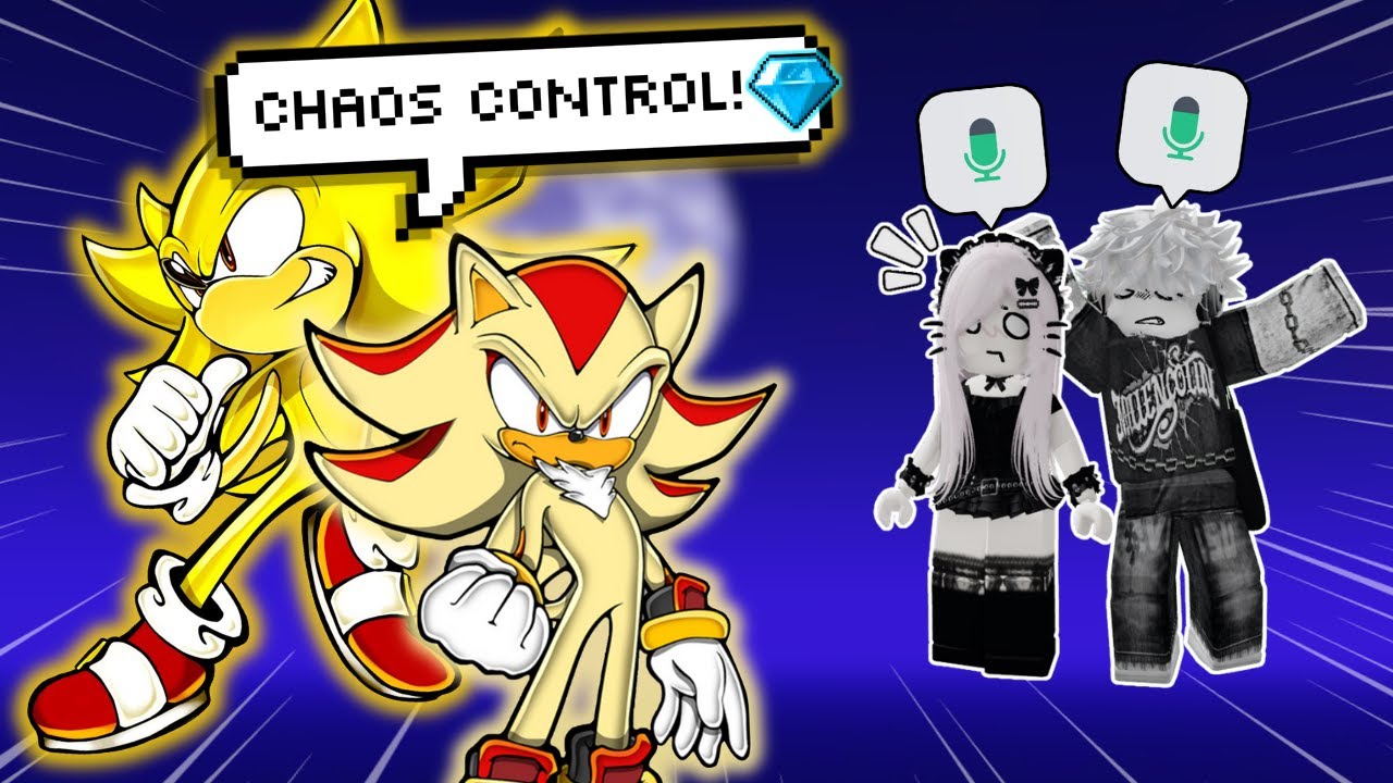 SONIC and SHADOW GO SUPER on ROBLOX