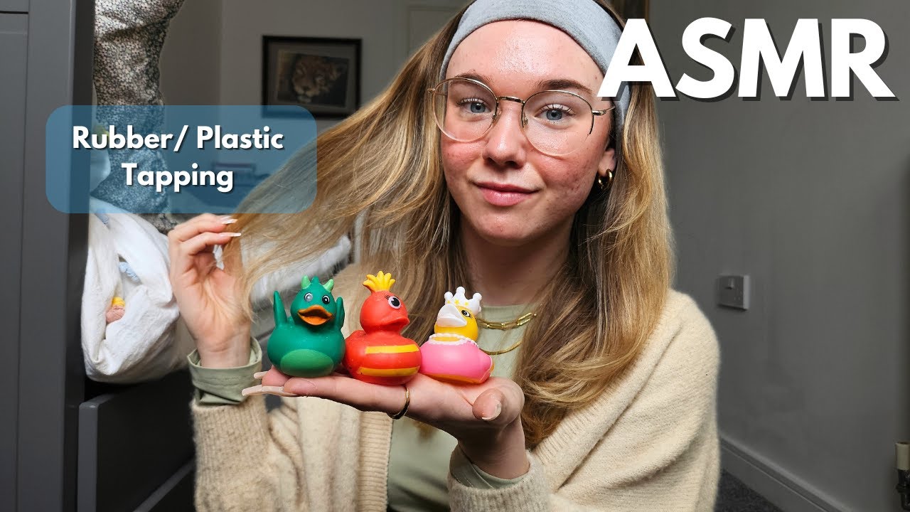 ASMR Tapping & Scratching Rubber Ducks (fast & aggressive)