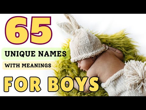 65 Unique Names & Meanings for Baby Boys 2023 | Cuddles Lane #baby #youtube