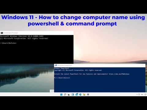Windows 11 - How to change computer name using powershell and command ...