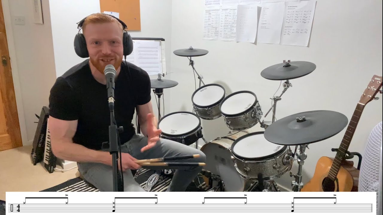 The Reggae One-Drop - One Minute Drum Lesson