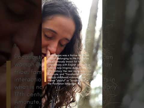 What does the word Pocahontas mean?