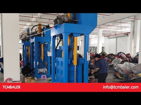 clothing vertical baler safety