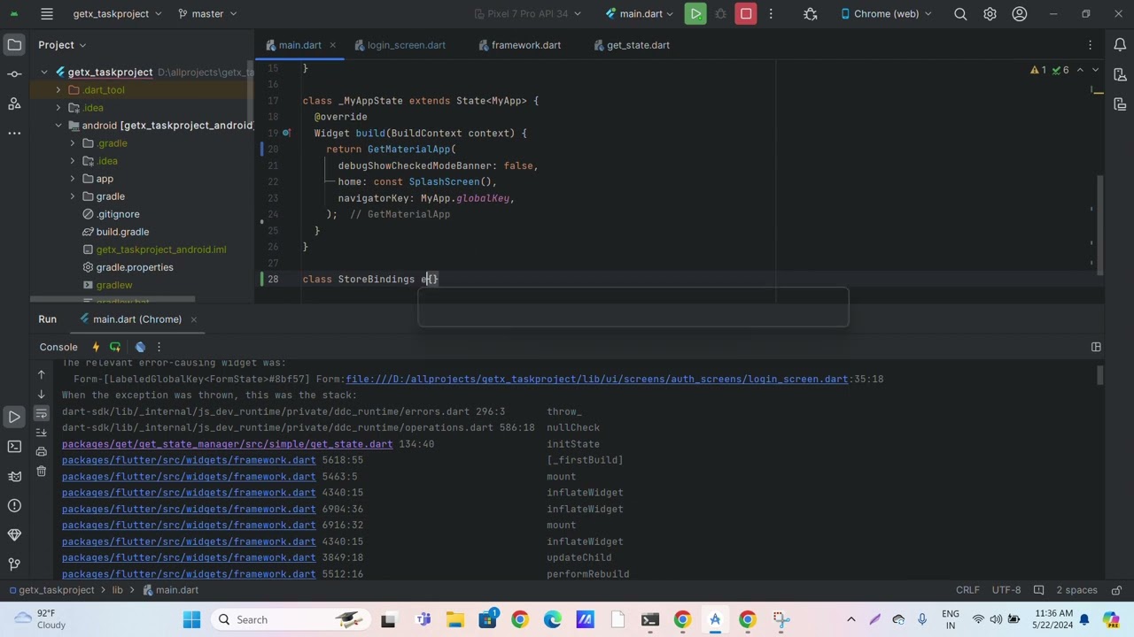 Flutter GetX: Fixing Unexpected Null Value Errors - Step-by-Step Guide