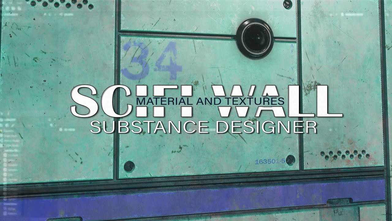 SCIFI WALL(Cinematic Render)