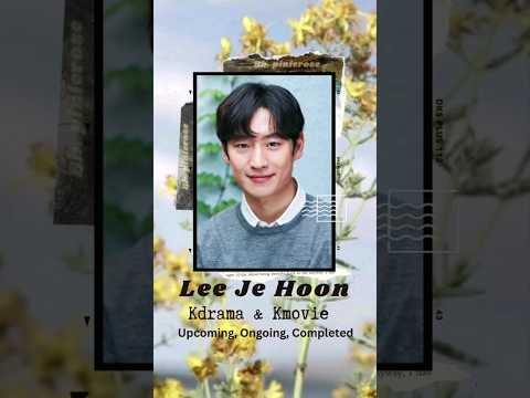 Lee Je Hoon Drama Series | Complete